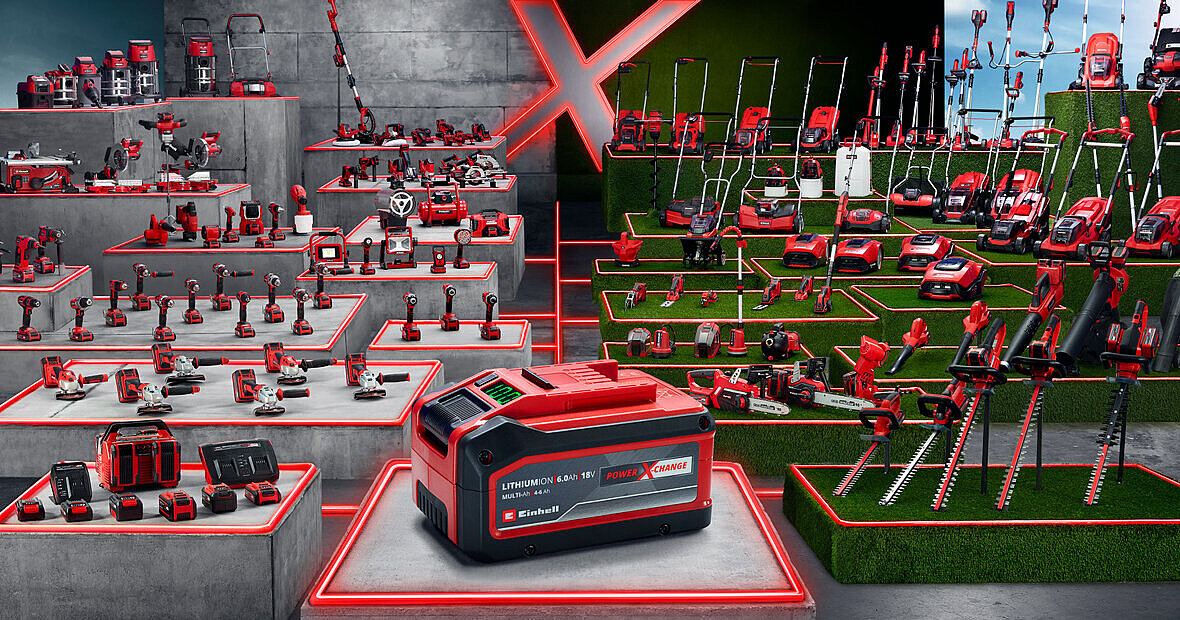 Power X-Change: El innovador sistema de baterías | Einhell.sv